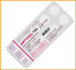 Buy Armodafinil (Artvigil) 150mg Online & Get Bonus pills